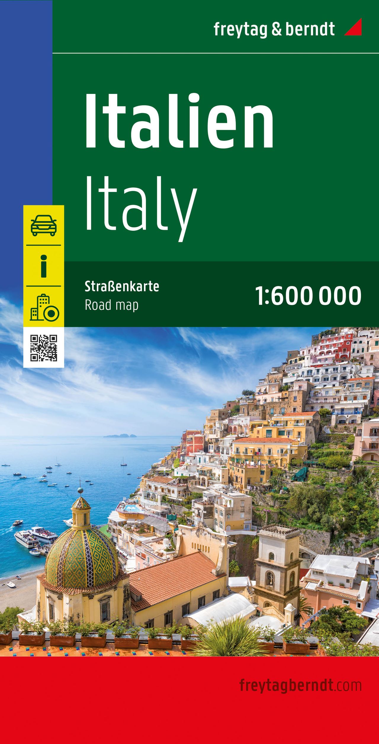 Italien, Straßenkarte 1:600.000, freytag & berndt | 9783707922059 | ADAC-Shop
