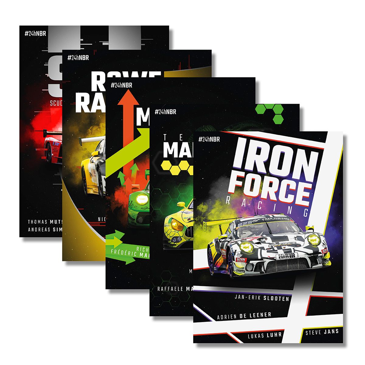 DIN A2 Poster 24h-Rennen 2019 | Manthey Racing | NRH20013429 | ADAC-Shop