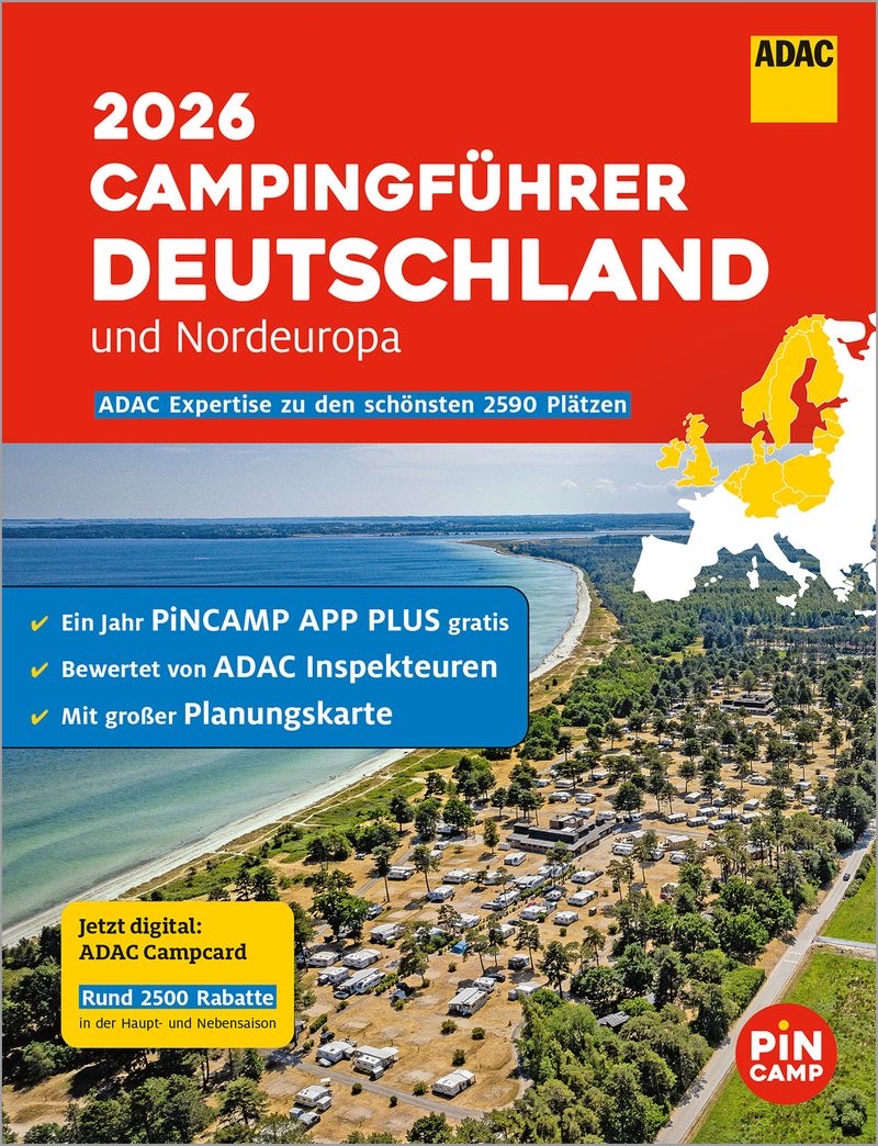 ADAC Campingführer Deutschland/Nordeuropa 2026 | 9783986451844 | ADAC-Shop