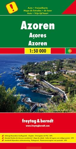 Freytag & Berndt Autokarte + Freizeitkarte Azoren | Online Shop des ...