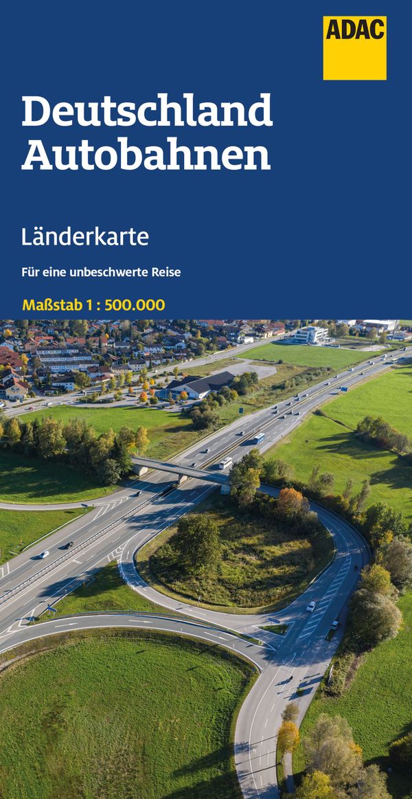 ADAC Länderkarte Deutschland Autobahnen 1:500.000 | 9783826423758 ...