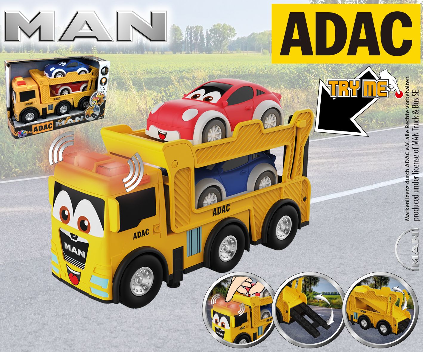 Happy People ADAC MAN Autotransporter | NRH20016567 | ADAC-Shop